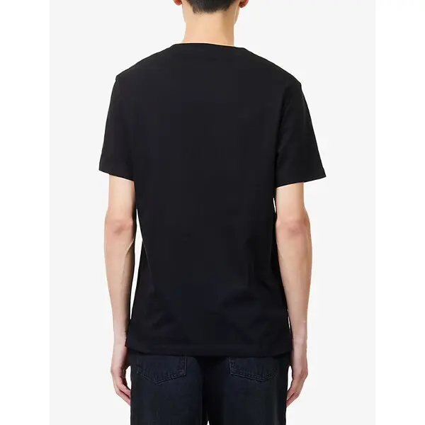 Loewe Anagram-embroidered Cotton T-shirt - Black