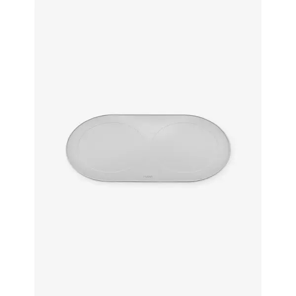 ALESSI Itsumo Large Silicone Feeding Mat For Dog Bowl - Grey