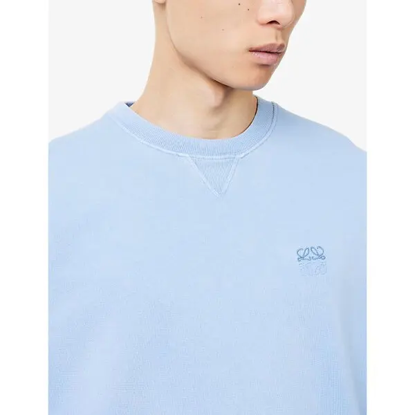 Loewe Anagram-embroidered Cotton Sweatshirt
