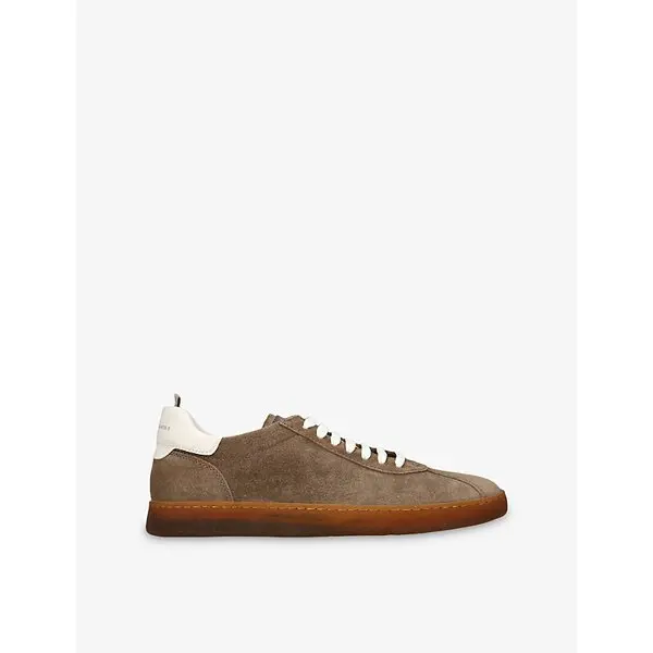 Officine Creative Halo Suede Trainers - Grey/dark