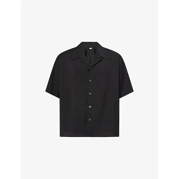 Loewe Boxy-fit Wool Shirt - Black