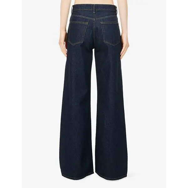 REFORMATION Cary Low-rise Wide-leg Denim Jeans