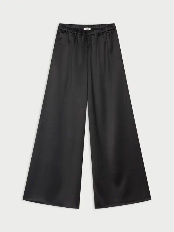 BY MALENE BIRGER Louis Wide-leg Trousers - Black