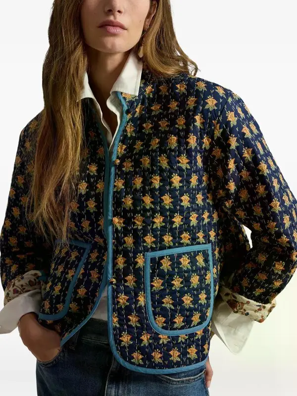 Polo Ralph Lauren Ari Floral-print Quilted Cotton Jacket