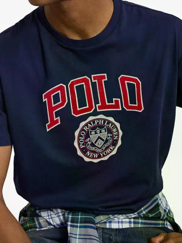 Polo Ralph Lauren Logo-print Flocked T-shirt