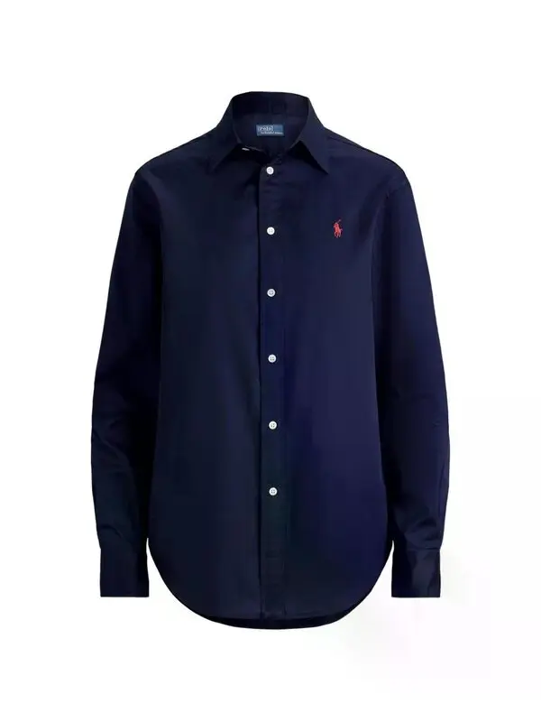 Polo Ralph Lauren Pony-embroidered Buttoned Shirt - Blue