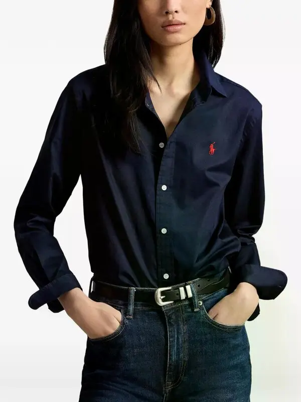 Polo Ralph Lauren Embroidered Pony Cotton Shirt