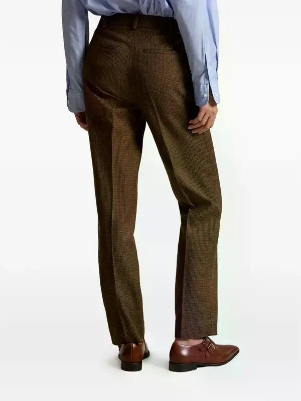 Polo Ralph Lauren Houndstooth-pattern Slim-fit Trousers