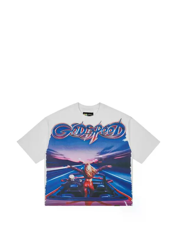 GODSPEED Graphic-print T-shirt - White