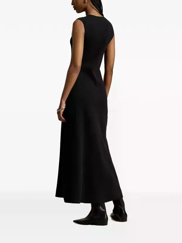 Polo Ralph Lauren Sleeveless Buttoned Midi Dress