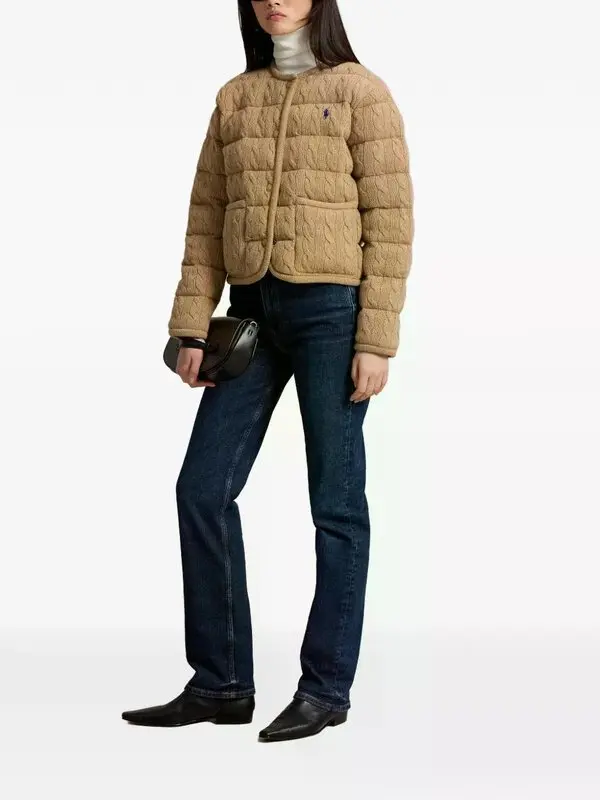 Polo Ralph Lauren Cable-knit Bomber Jacket