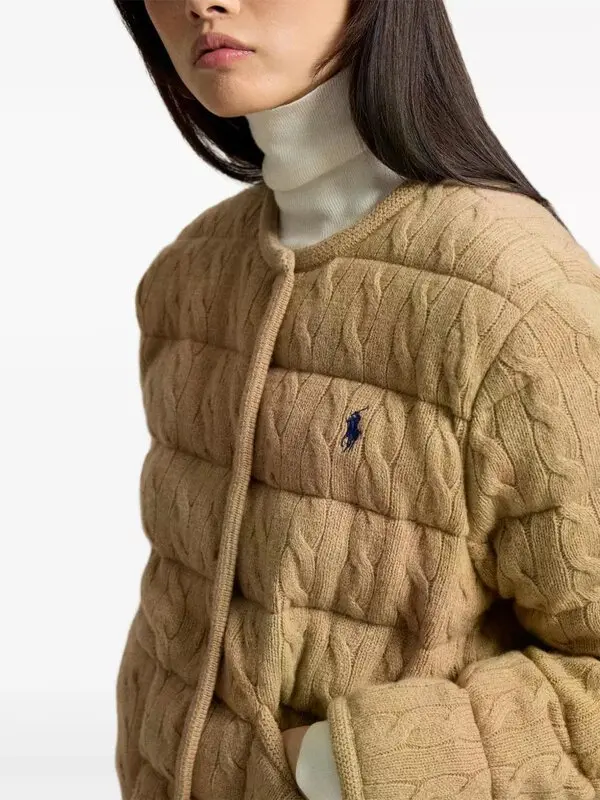 Polo Ralph Lauren Cable-knit Bomber Jacket