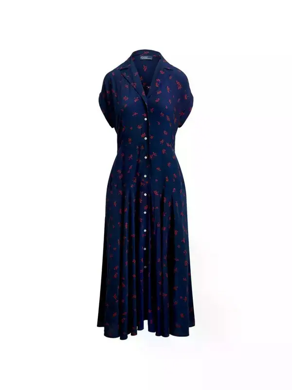 Polo Ralph Lauren Dakota Short-sleeves Midi Dress - Blue