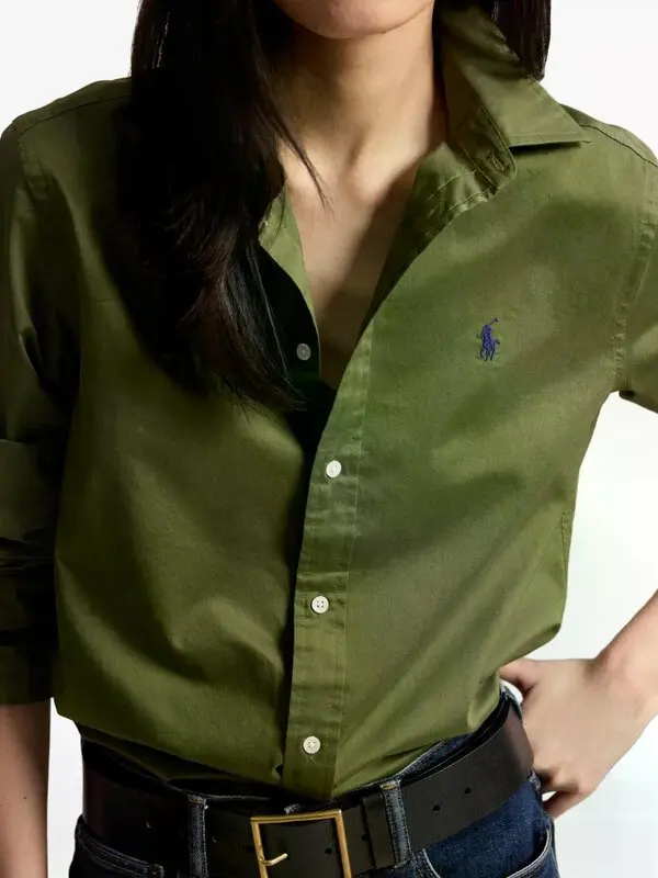 Polo Ralph Lauren Embroidered Cotton Twill Shirt
