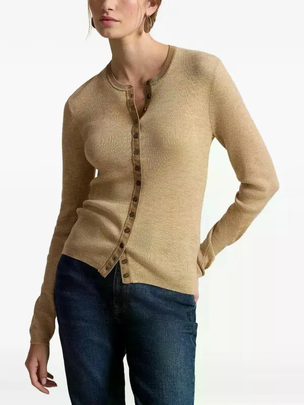 Polo Ralph Lauren Buttoned Ribbed-knit Cardigan
