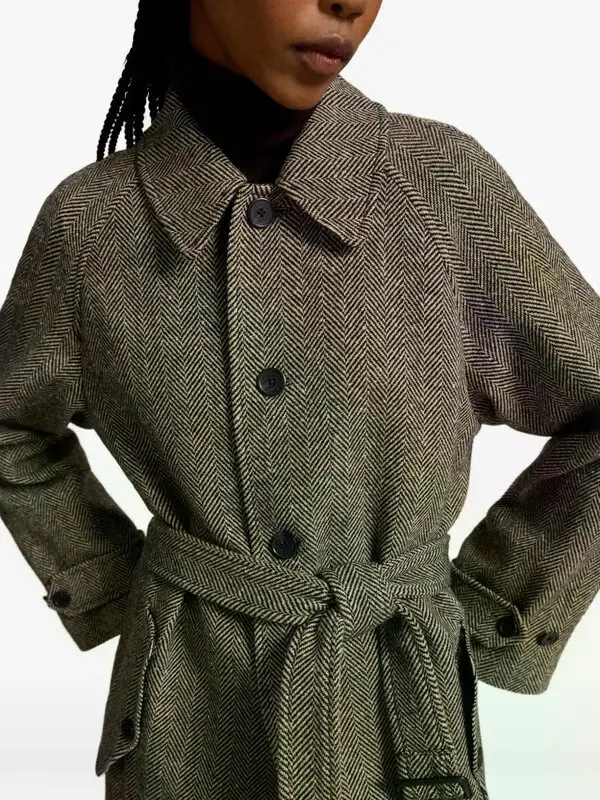 Polo Ralph Lauren Herringbone Belted Coat