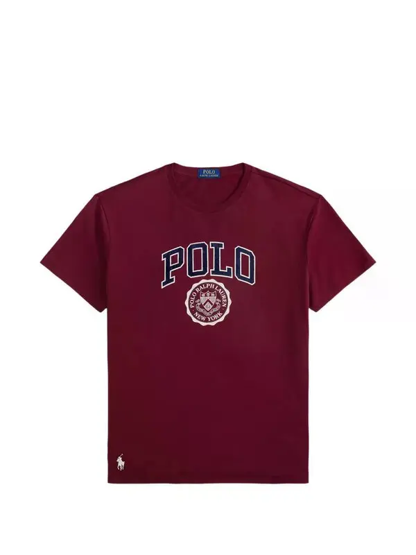 Polo Ralph Lauren Logo-print Pony-embroidered T-shirt - Red