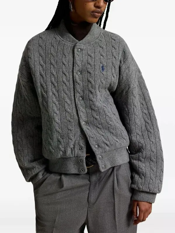 Polo Ralph Lauren Cable-knit Bomber Jacket