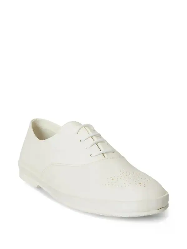 Polo Ralph Lauren Pierced Leather Sneakers