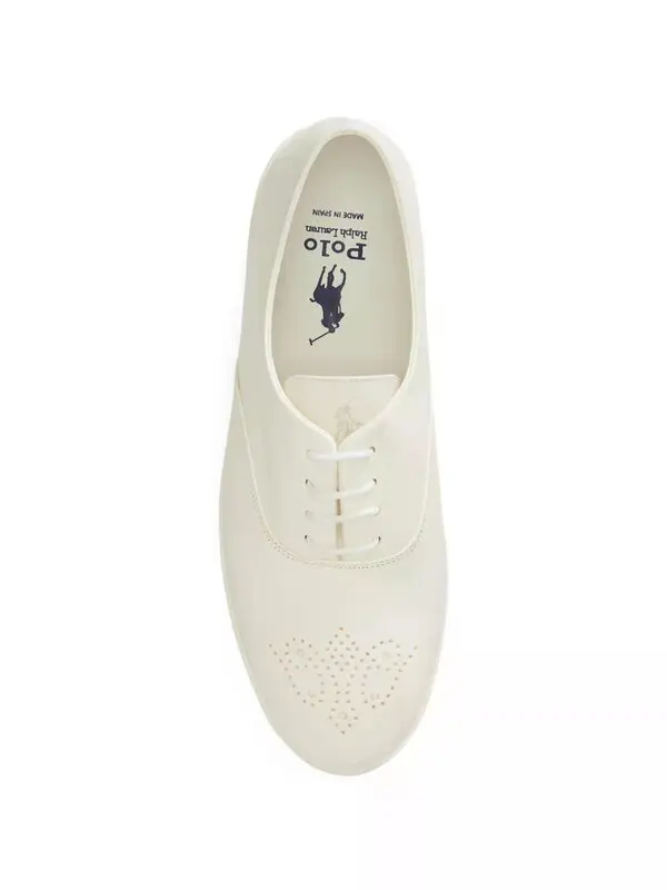 Polo Ralph Lauren Pierced Leather Sneakers