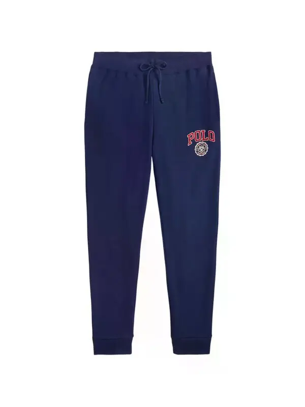 Polo Ralph Lauren Logo-patch Drawstring Track Pants - Blue