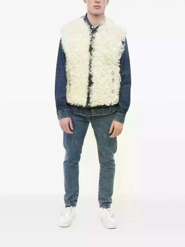 Dsquared2 Fur-trimmed Denim Jacket
