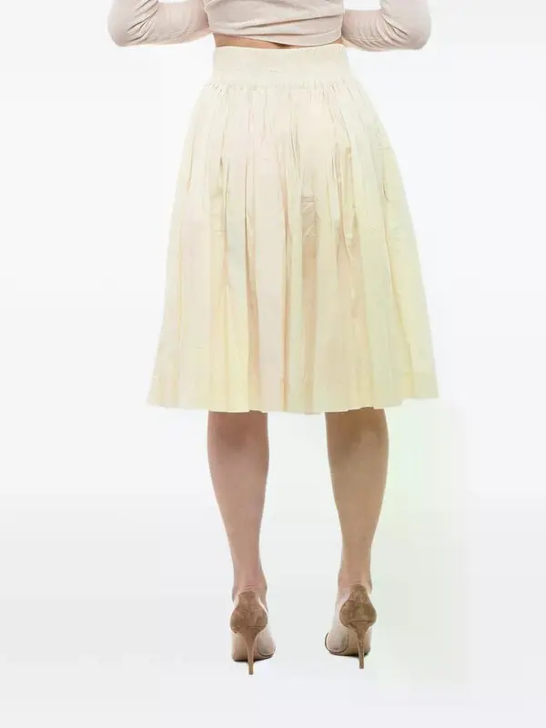 Woolrich Pleated Flared Midi Skirt - Neutrals