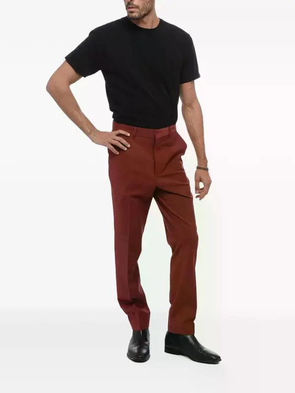ALLSAINTS Raides Tailored Trousers - Red