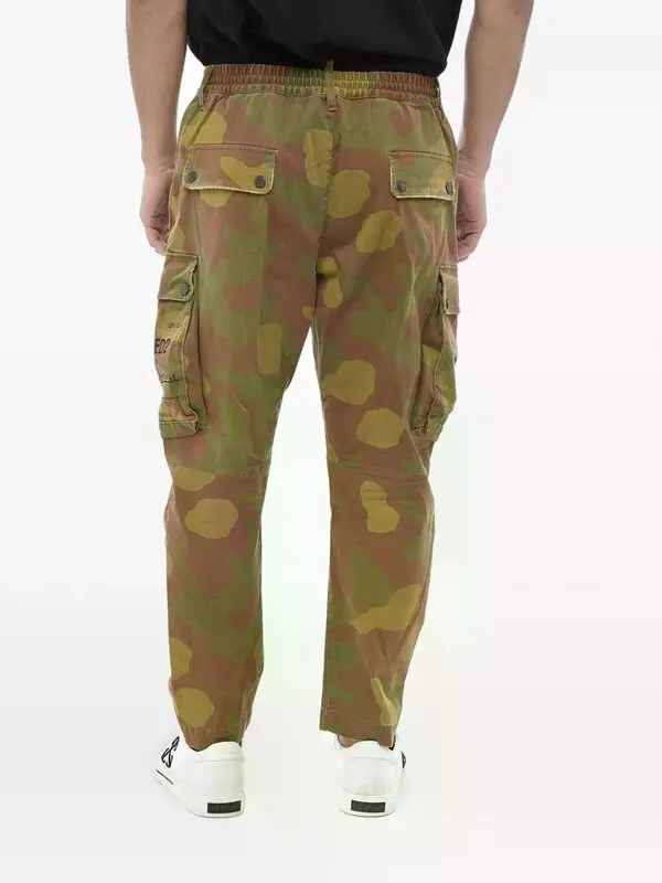 Dsquared2 Camouflage Print Cargo Trousers