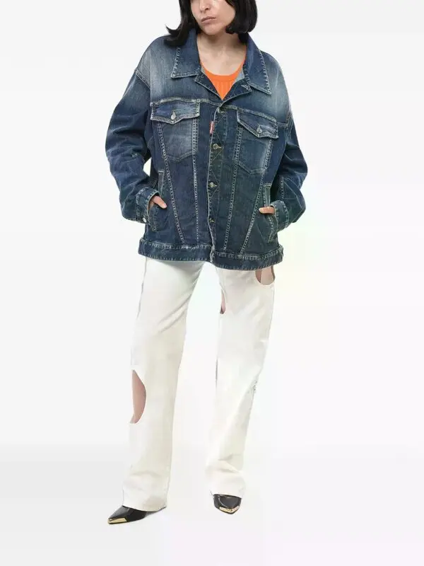 Dsquared2 Icon Oversized Denim Jacket