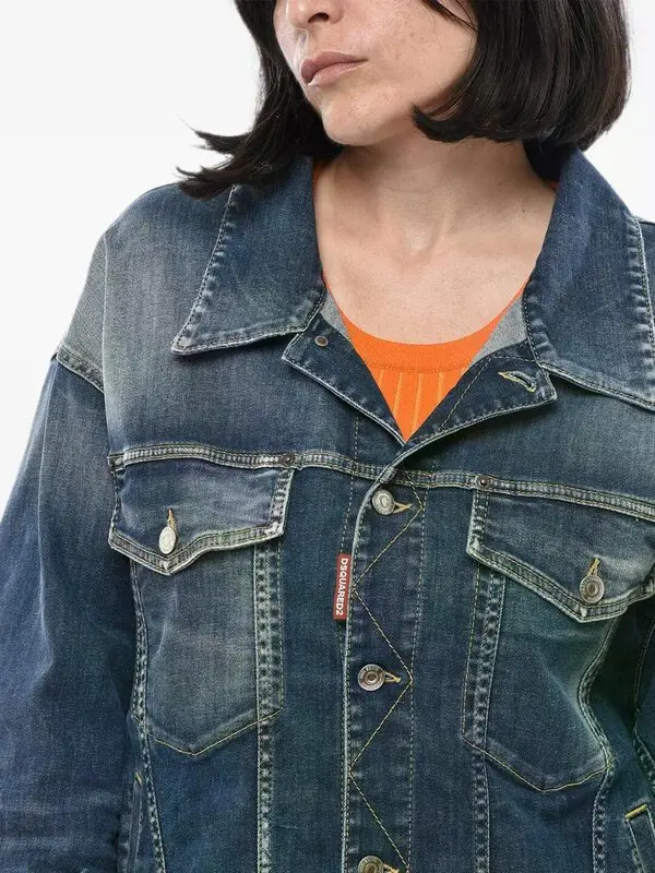 Dsquared2 Icon Oversized Denim Jacket