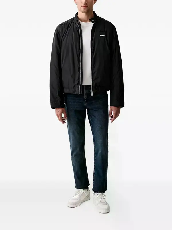 Karl Lagerfeld Logo-patch Straight-leg Jeans