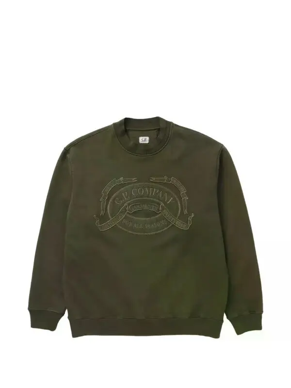 C.P. COMPANY Embroidered-logo Sweater
