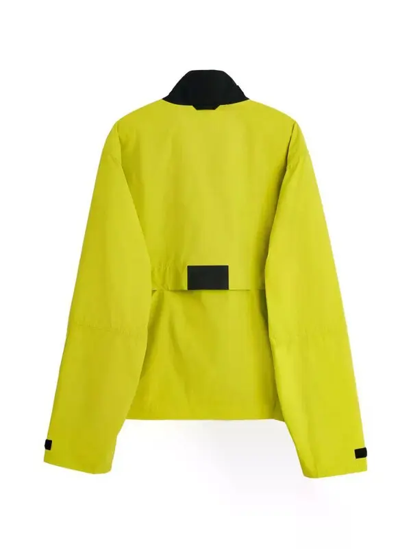 StÜssy Mx Logo-print High-neck Jacket - Yellow