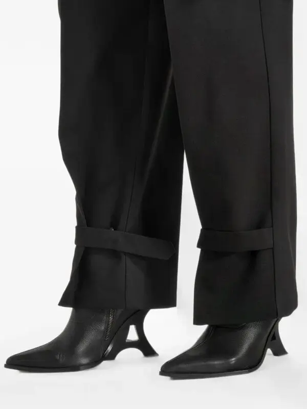 Manière De Voir Danielle Tailored Pleated Cargo Trousers