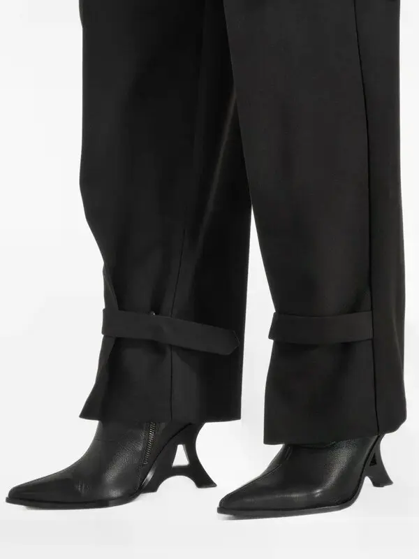 Manière De Voir Danielle Tailored Pleated Cargo Trousers