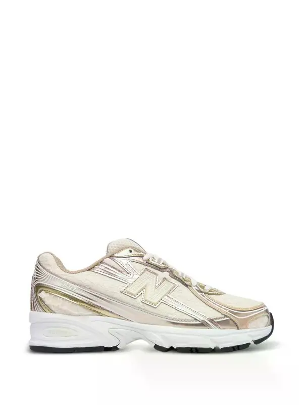 NEW BALANCE 740 Lace-panelled Sneakers - Neutrals