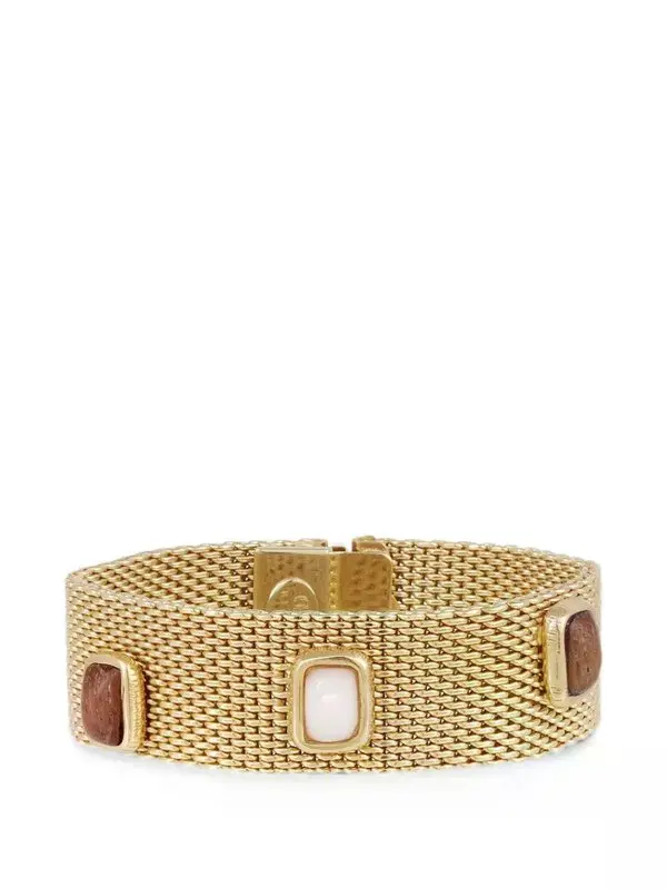Gas Bijoux Totem Mesh-chain Bracelet - Gold