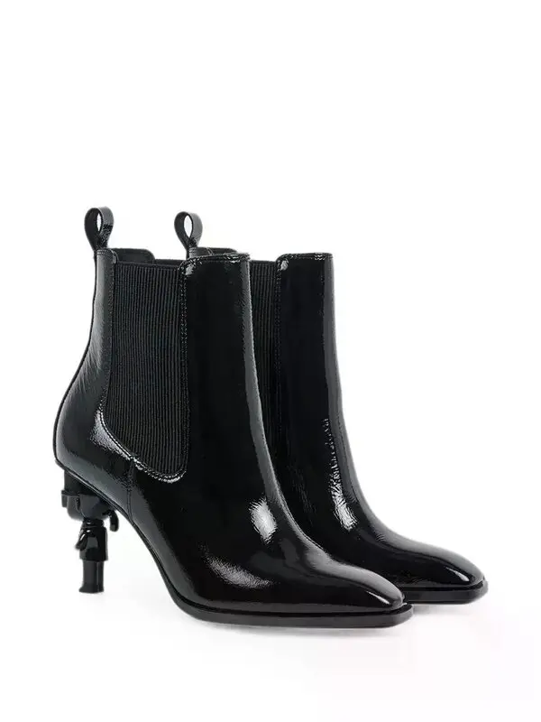 Karl Lagerfeld Heeled Ankle Boots - Black