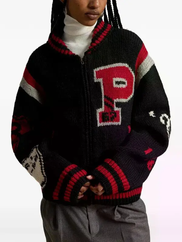 Polo Ralph Lauren Intarsia-knit Zip Jacket