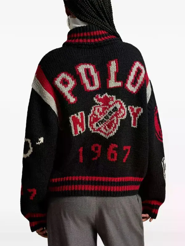 Polo Ralph Lauren Intarsia-knit Zip Jacket