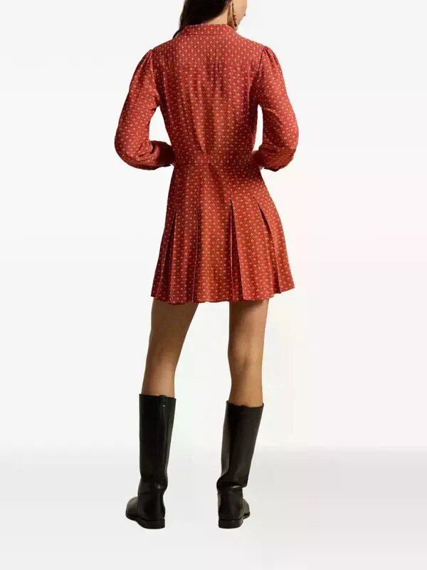 Polo Ralph Lauren Kenna Belted Pleated Dress