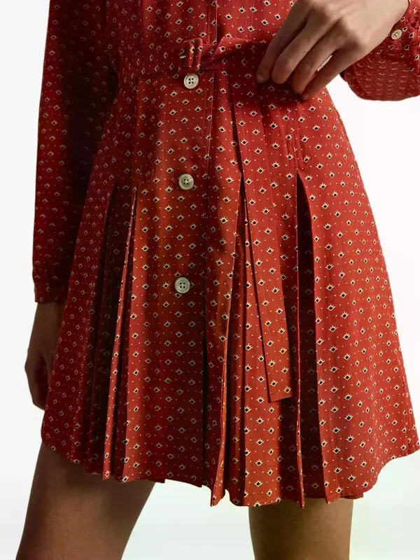 Polo Ralph Lauren Kenna Belted Pleated Dress