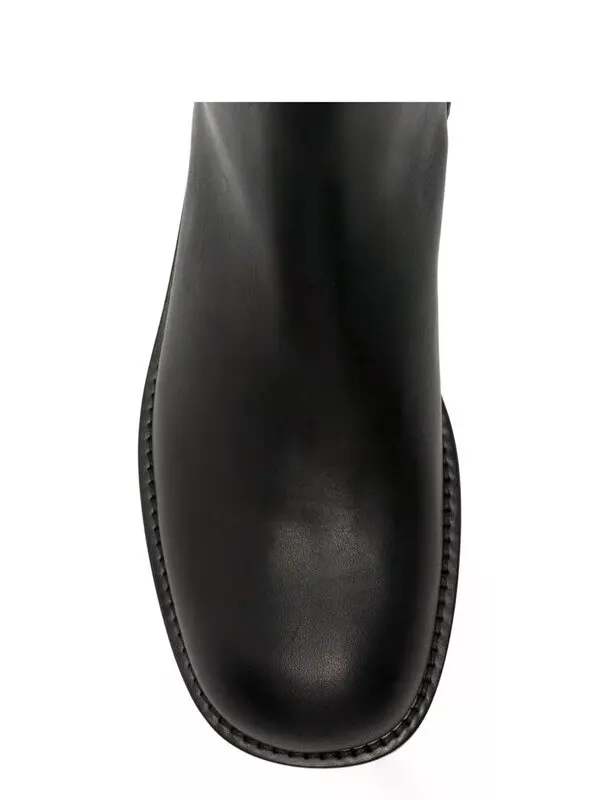 ANGELICA MONTINI Lace-up Leather Boots