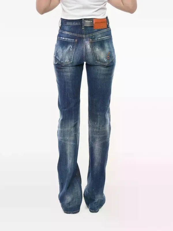 Dsquared2 Dalma Angel Distressed-effect Jeans