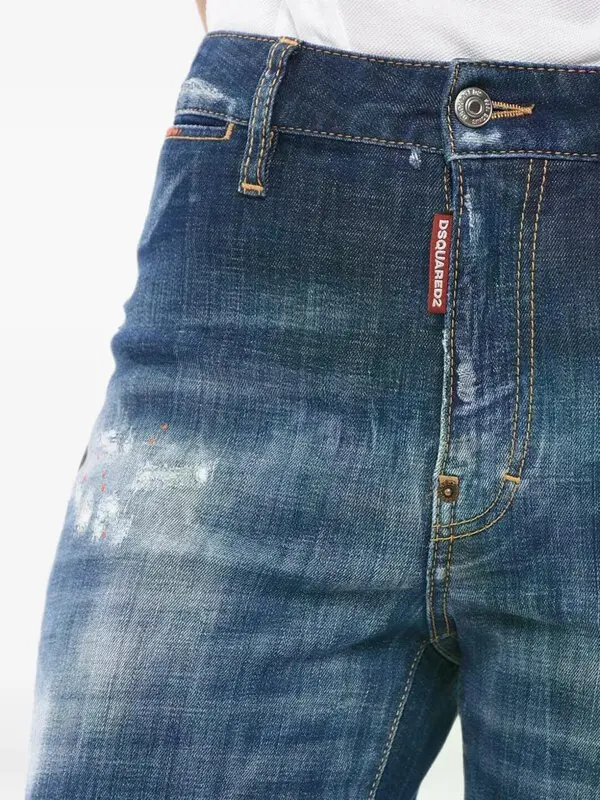 Dsquared2 Dalma Angel Distressed-effect Jeans