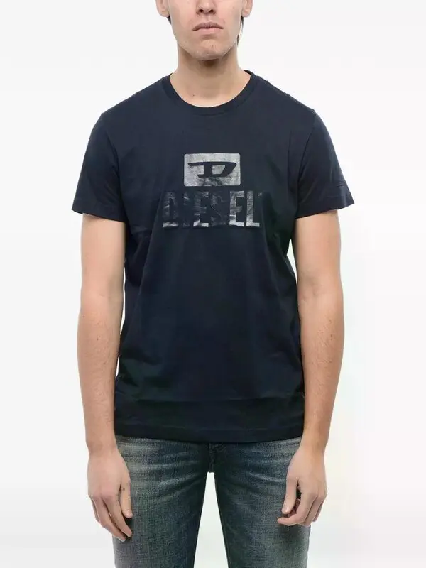 DIESEL® T-diego Logo-print T-shirt - Blue