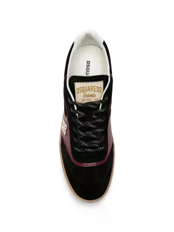 Dsquared2 Rebels Logo-plaque Sneakers - Black
