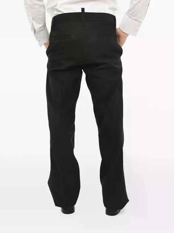 Dsquared2 Belt-loops Concealed-closure Trousers