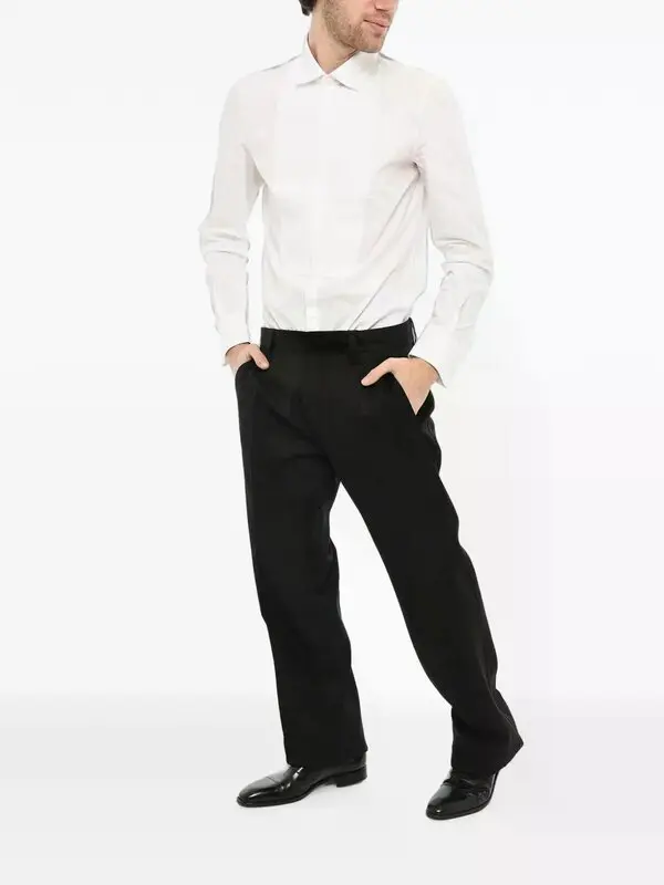 Dsquared2 Belt-loops Concealed-closure Trousers - Black